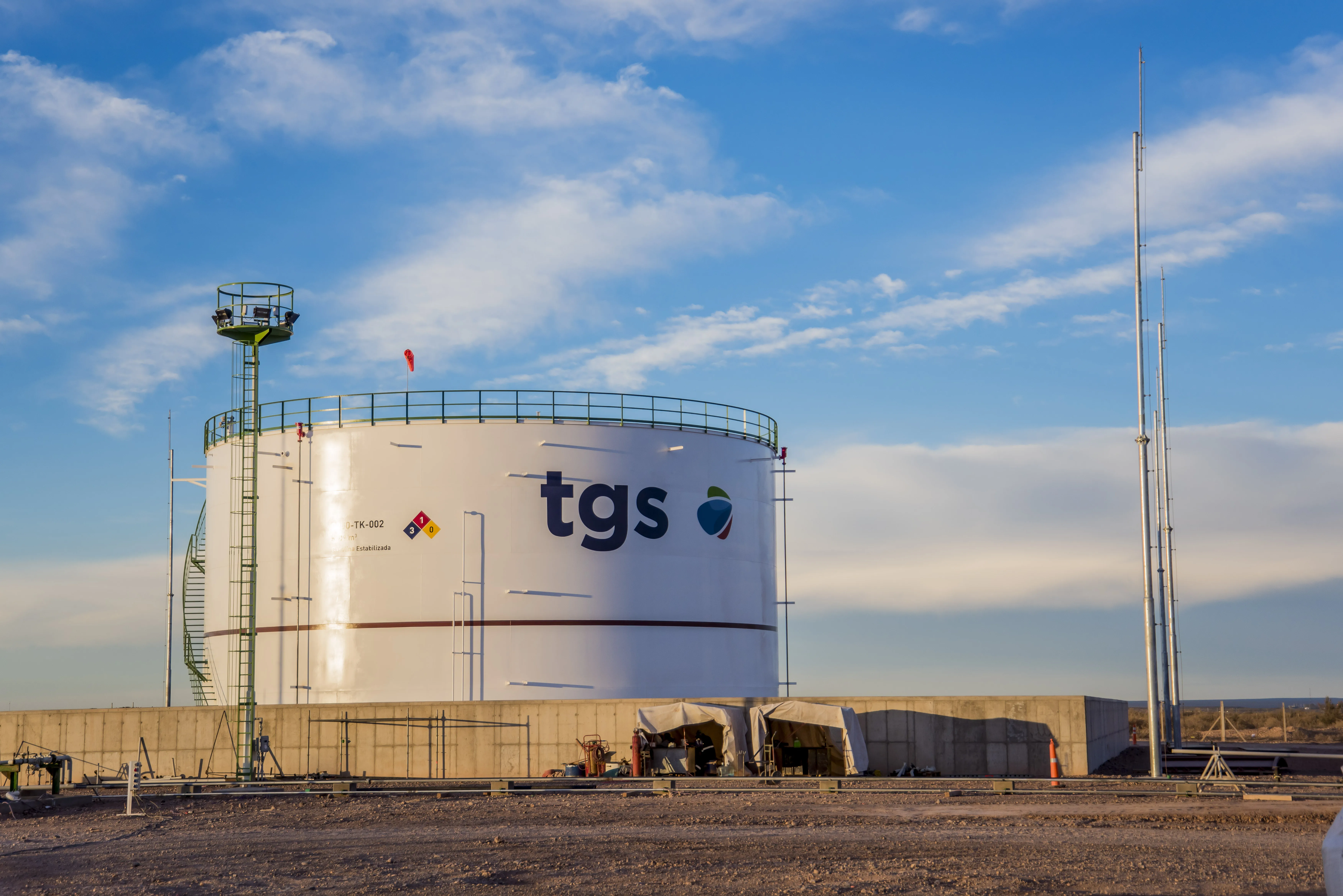 TGS proyecta una planta en Tratayén para exportar butano y etano